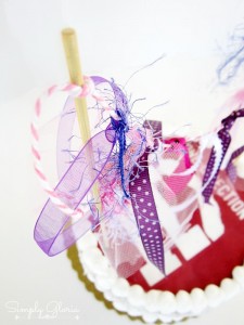 Ribbon Cake Banner - Simply Gloria