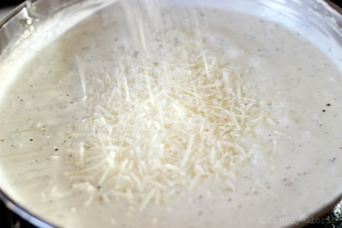 Parmesan Cream Sauce - Simply Gloria
