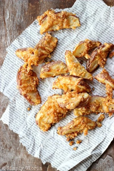 Crispy Cheddar Baked Fries - Simply Gloria