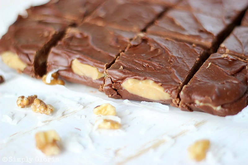 German Chocolate Fudge - Simply Gloria