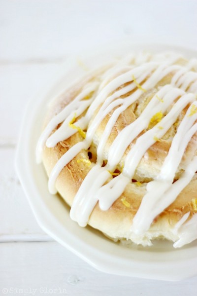 Sticky Lemon Sweet Rolls - Simply Gloria